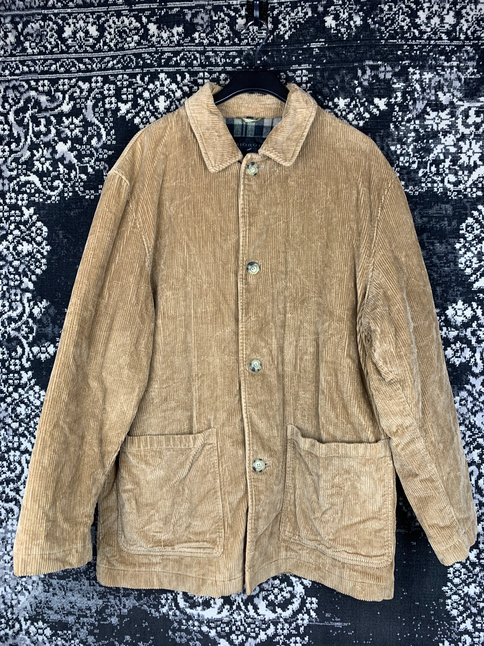 Men's Vintage Brown Corduroy Button-Up Jacket – Khuul